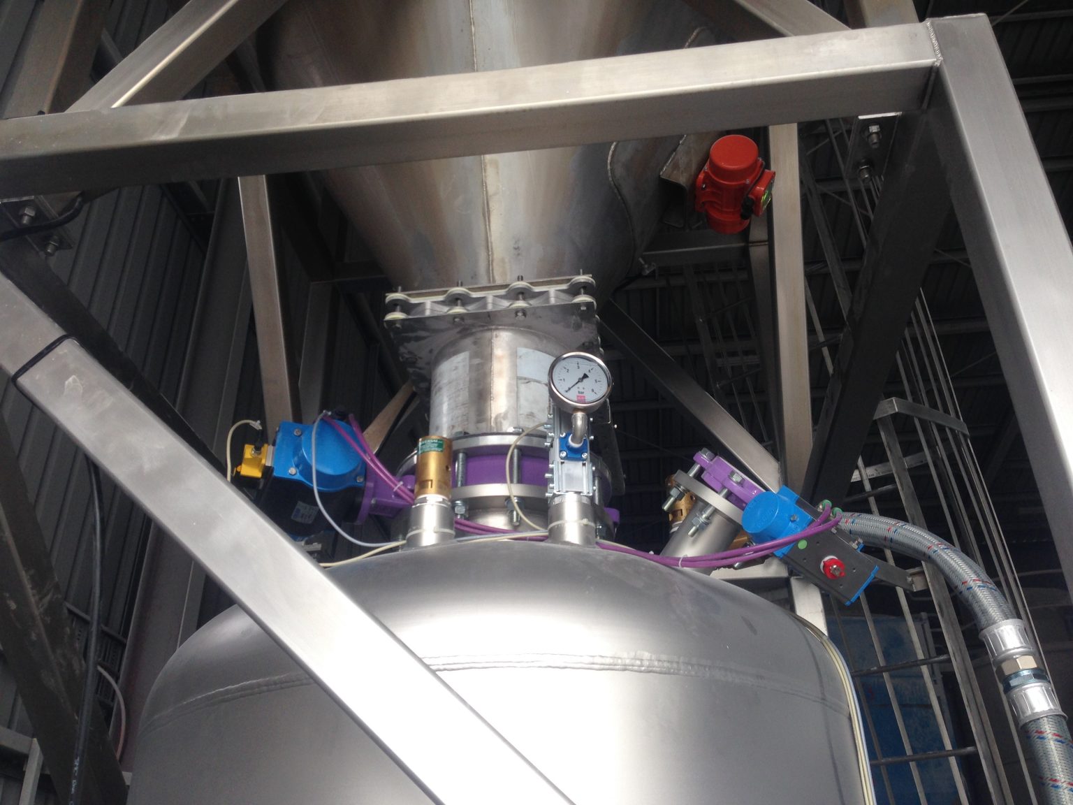 Purple Ghibson Dense Phase Butterfly Valves - Filquip