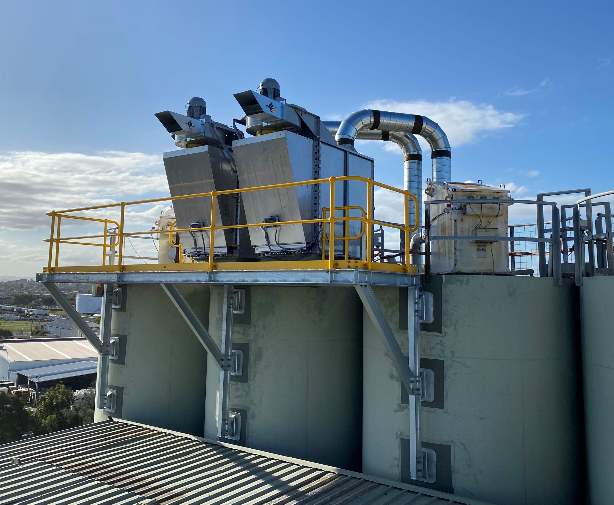 Concrete Batch Plant Load Bay Dust Extractor - Filquip